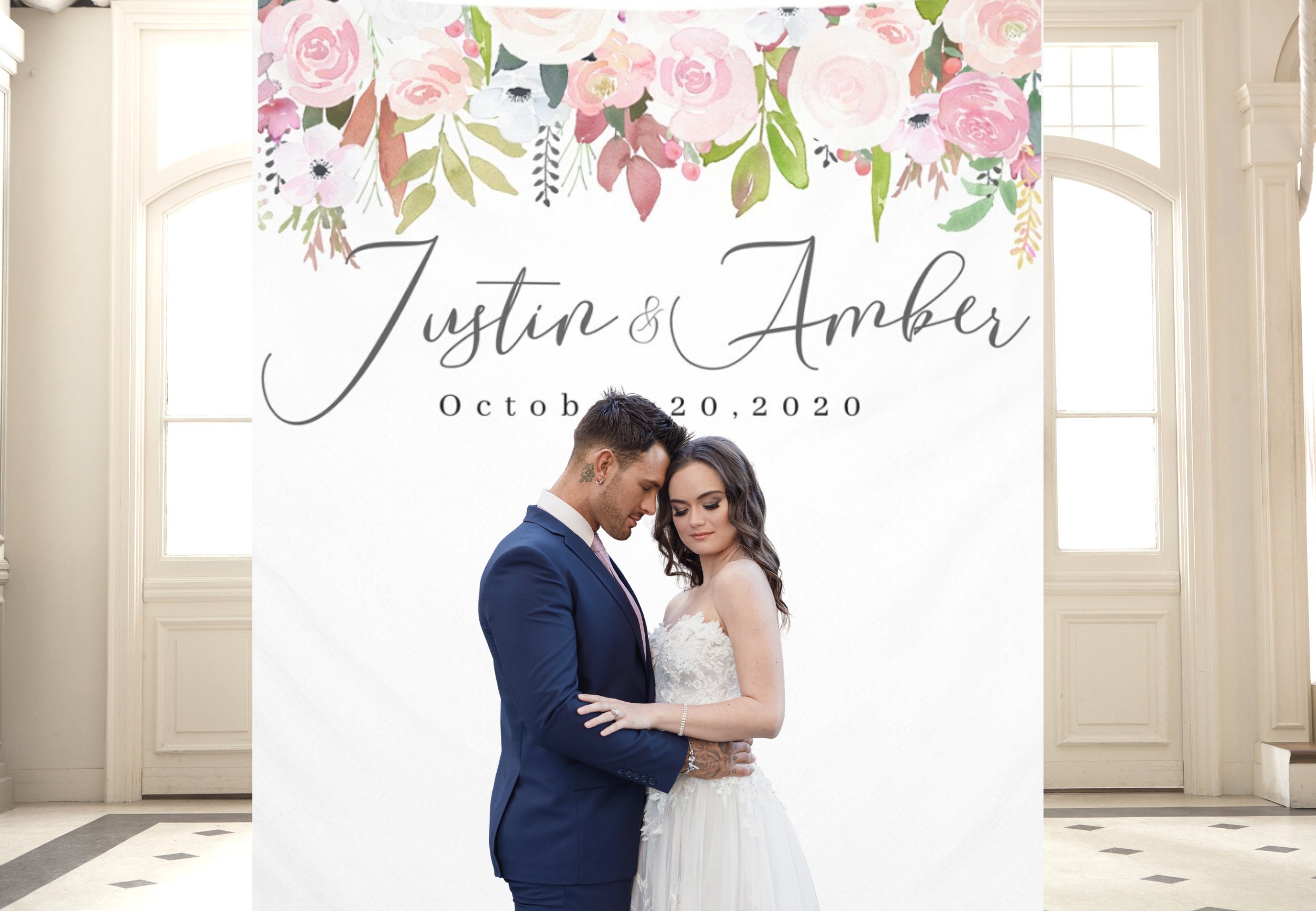 Spring Wedding Decor Blush Wedding Wedding Backdrop for - Etsy