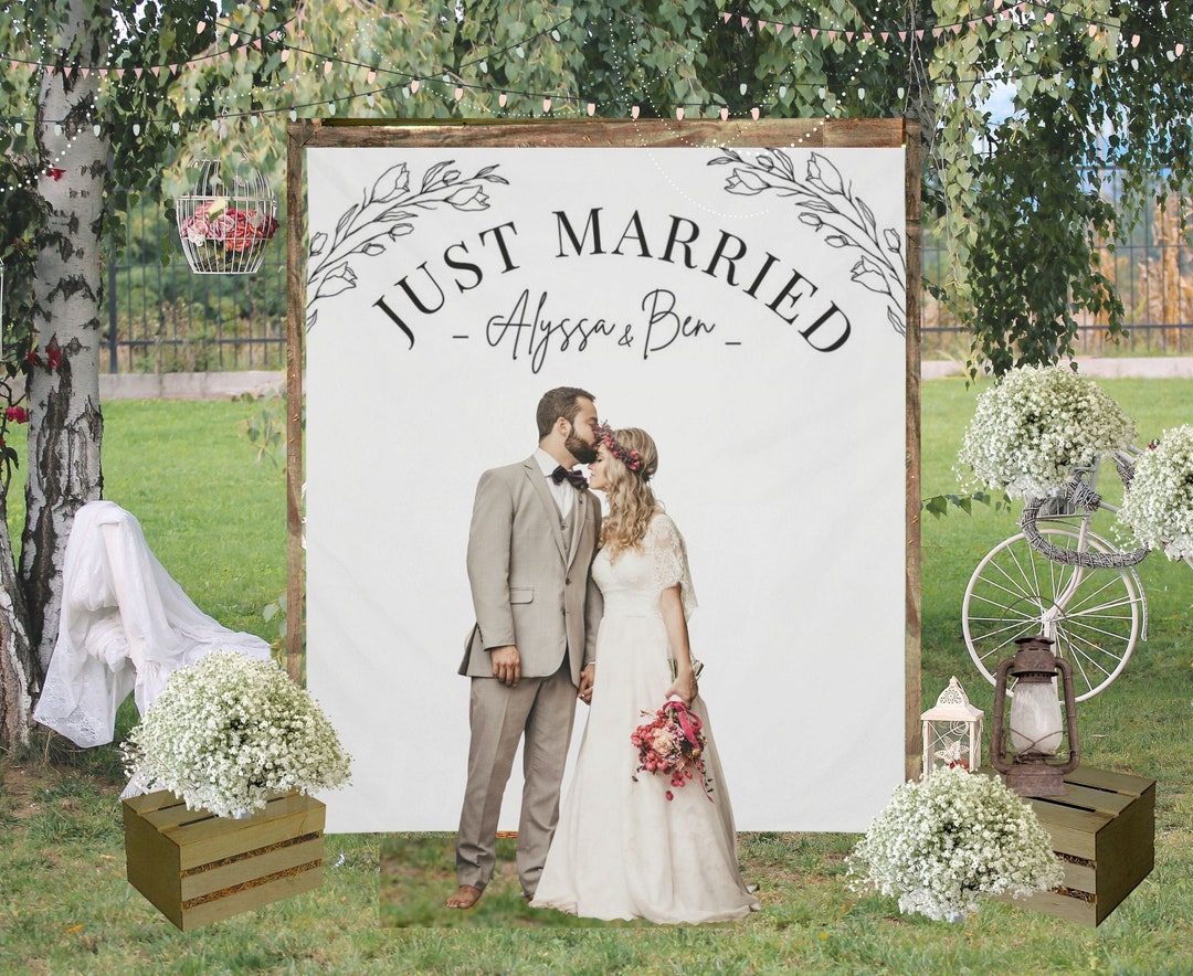 Wedding Backdrop, Wedding Arch, Photo Booth Backdrop, Rustic Wedding ...