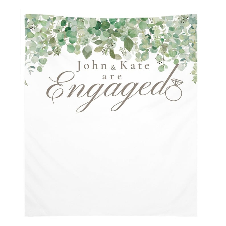 Engagement Photo Backdrop Engagement Party Banner - Etsy