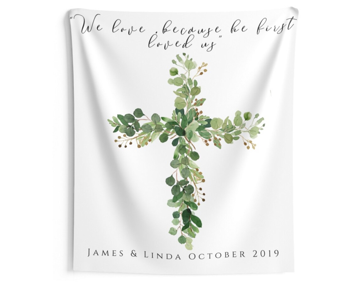 Christian Wedding Photo Booth Backdrop Wedding Backdrop for - Etsy