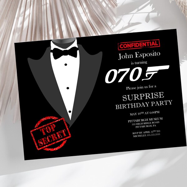 James Bond Party - Etsy