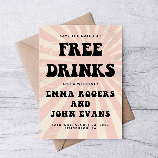 Funny Save the Date - Etsy