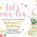 Let's Partea Invitation, Printable Invitation, Beautiful Invite, Par ...