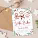 Santa Baby Shower Invitation, Printable Invitation, Holiday Baby Shower ...