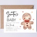Santa Baby Shower Invitation, Printable Invitation, Holiday Baby Shower ...