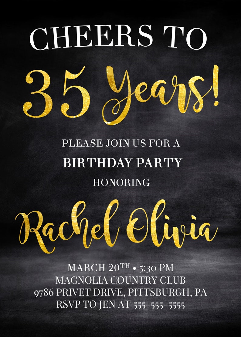 Retirement or Birthday Party Invitation Printable Invitation - Etsy
