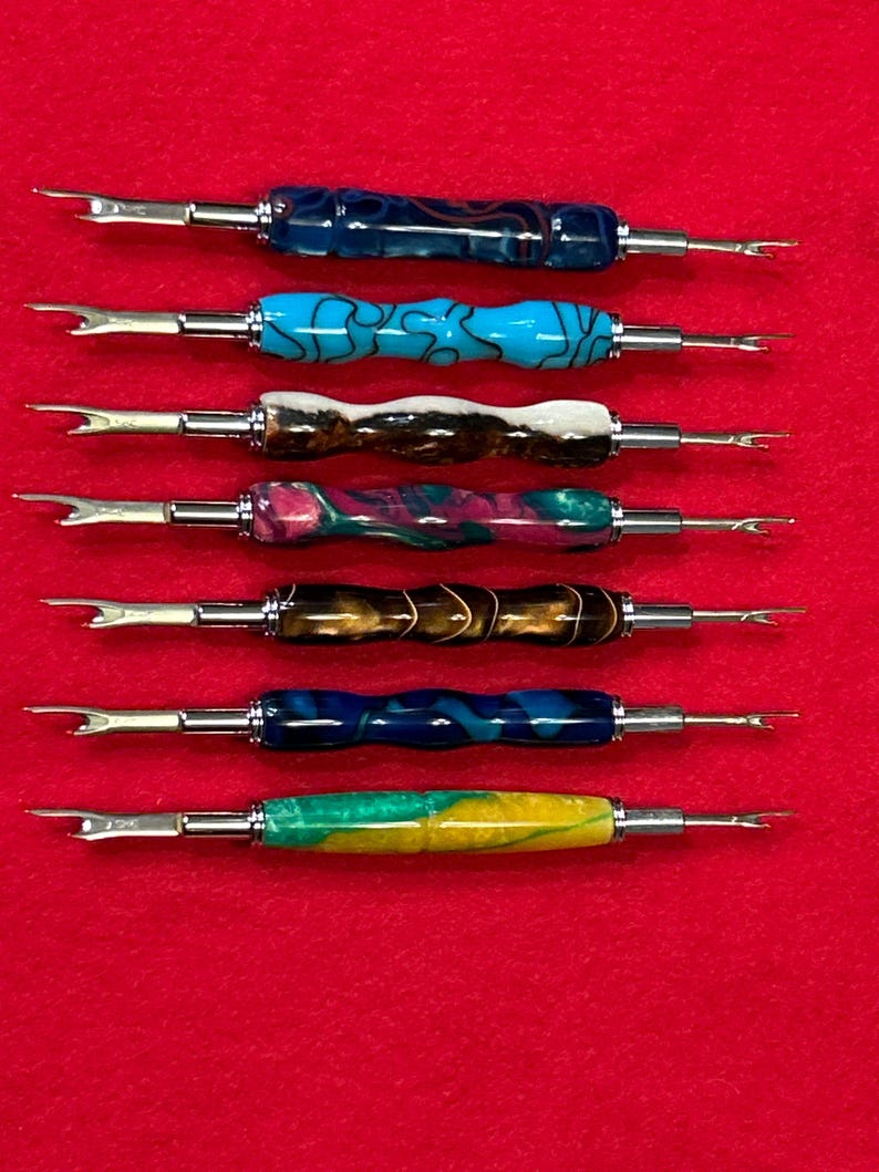 Seam Ripper Double Ended Large & Small Rippers Hand Turned Acrylic - Etsy