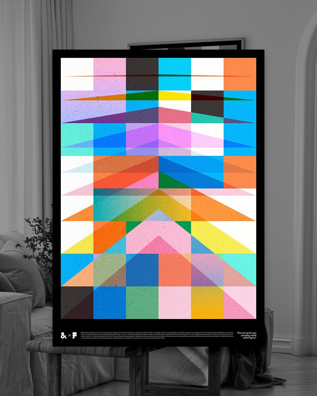 Made With Figma 02 // Unique Art Print // Poster // Digital Drafts ...