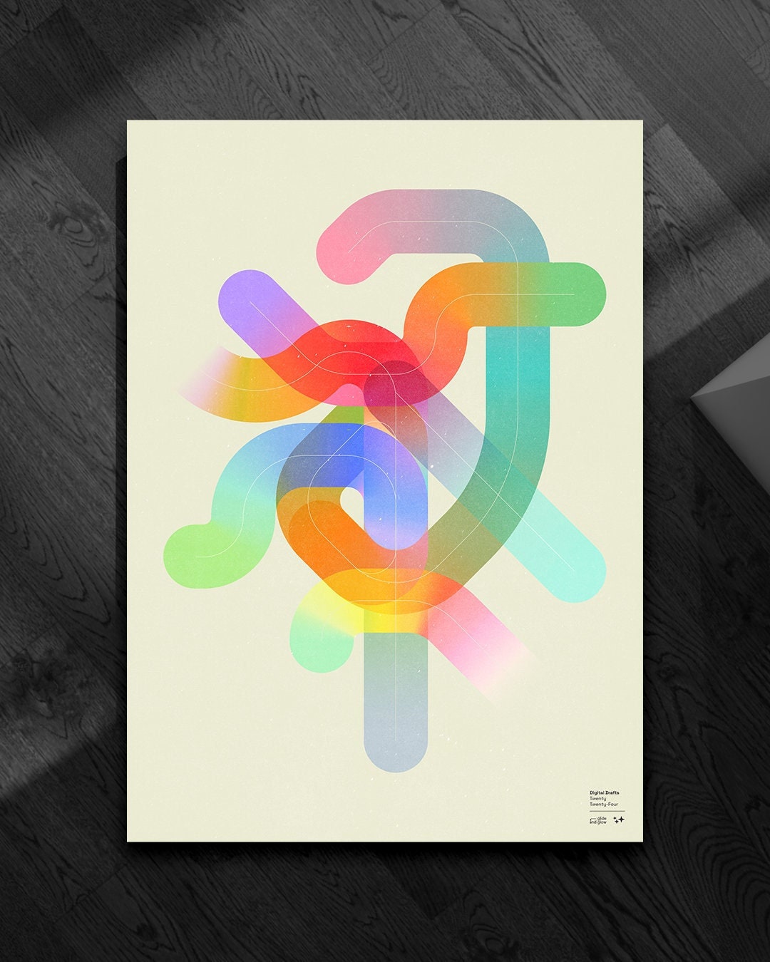 Labyrinth // Unique Art Print // Poster // Digital Drafts Series ...