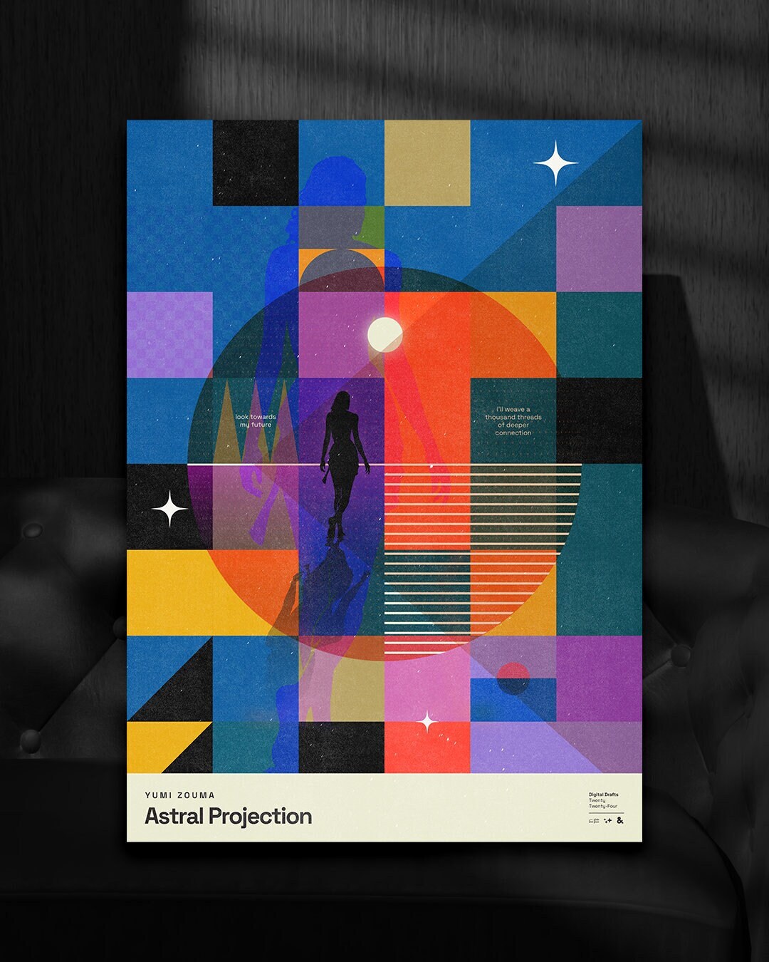 Astral Projection // Unique Art Print // Poster // Music Inspired Art ...