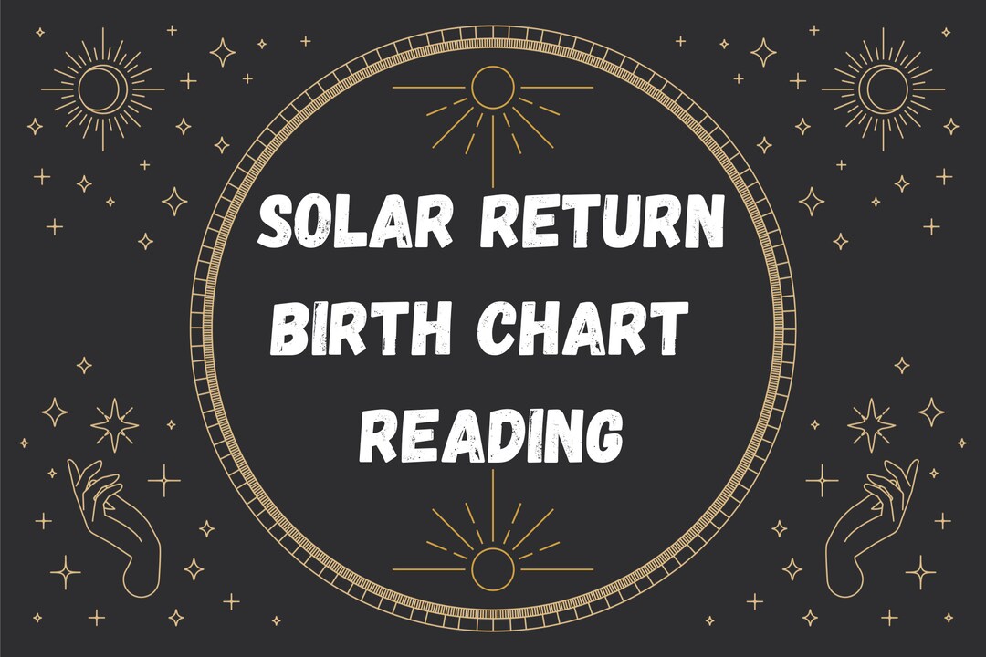 Solar Return Birth Chart Reading, Astrology, Astrological Consultation ...