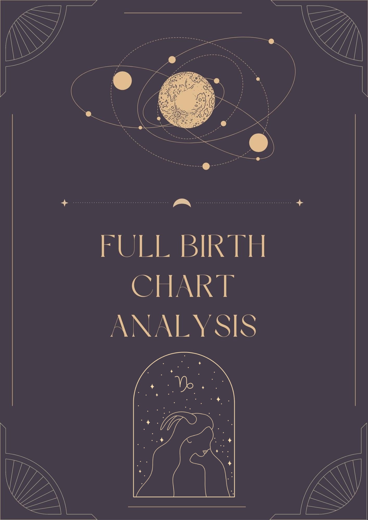 Full Birth Chart Analysis PDF File - Etsy