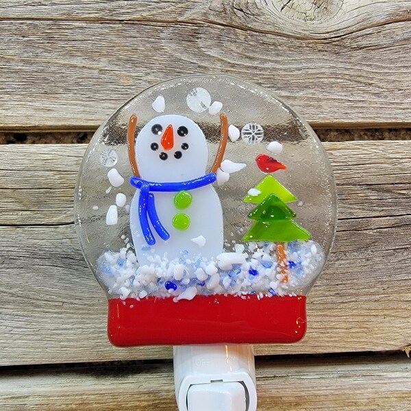 Snowman Night Light - Etsy