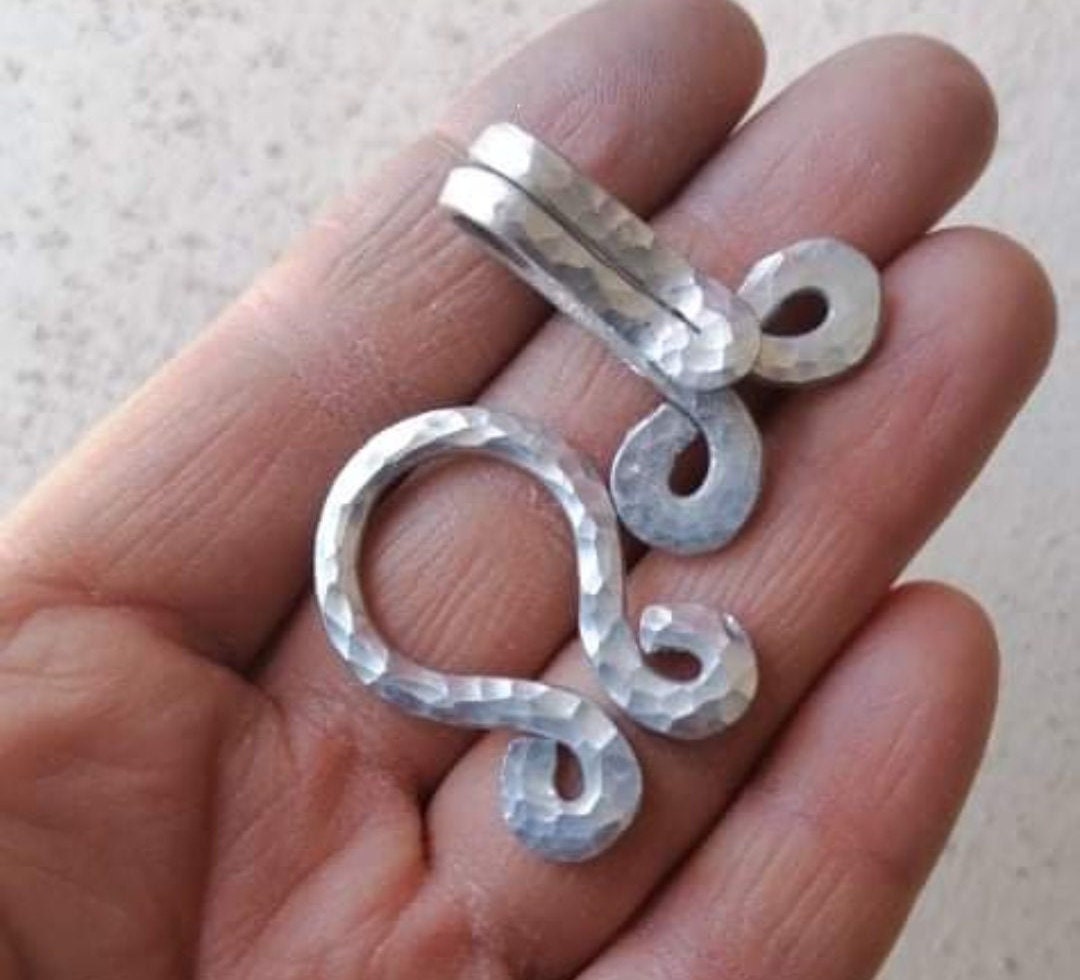 Metal Buckle Closure Handmade in Aluminium. Great for Cloaks, Capes ...