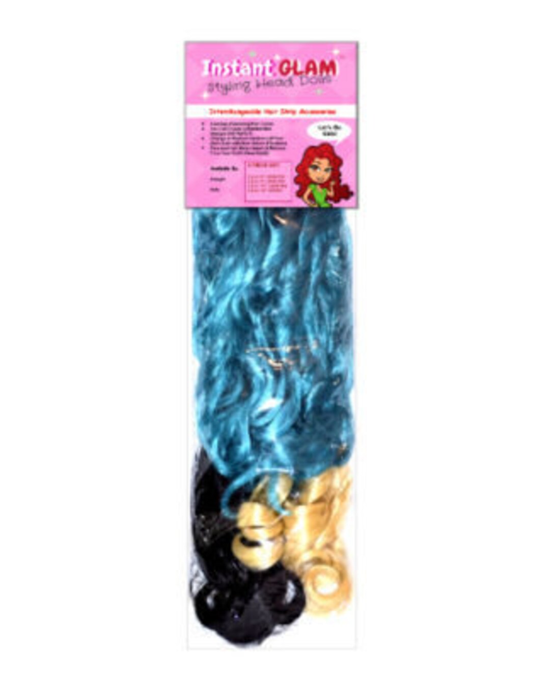 Ice Blue Curly Hair Pack - Etsy