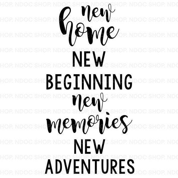 New Home Svg - Etsy