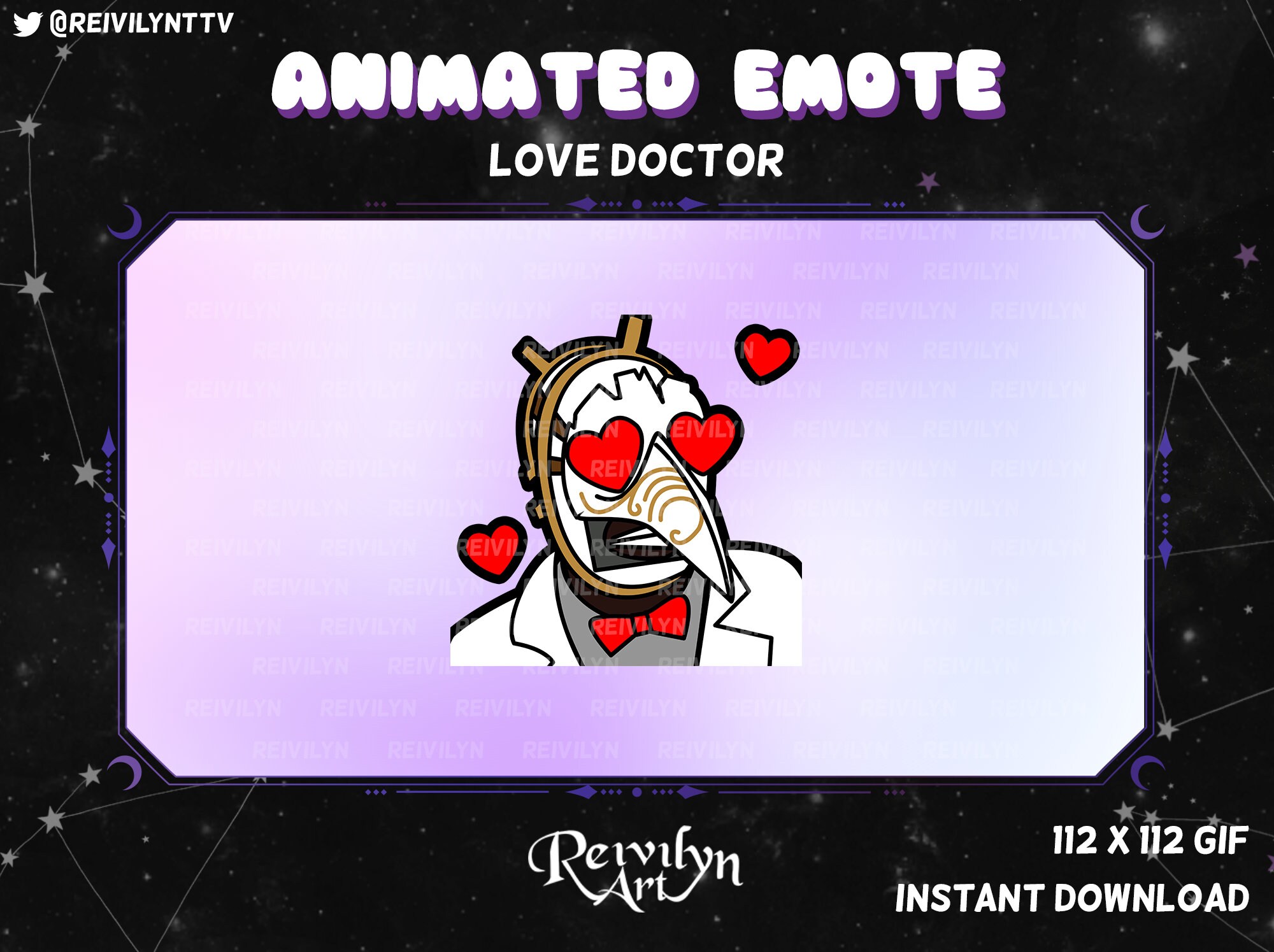 Animated Emote DBD Love Doctor Twitch - Etsy