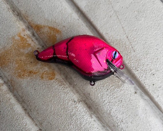 Howell Custom Lures Pink Blood Custom Painted Fishing Lure | Etsy