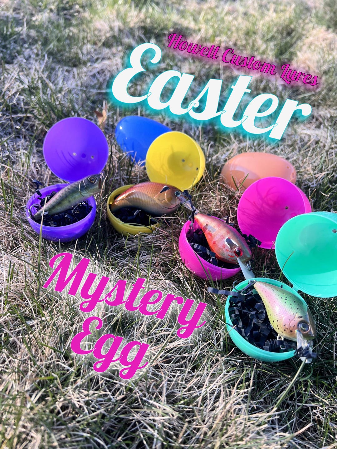 Easter Fishing Lure Mystery Egg: Custom Painted Crankbait Gift - Etsy