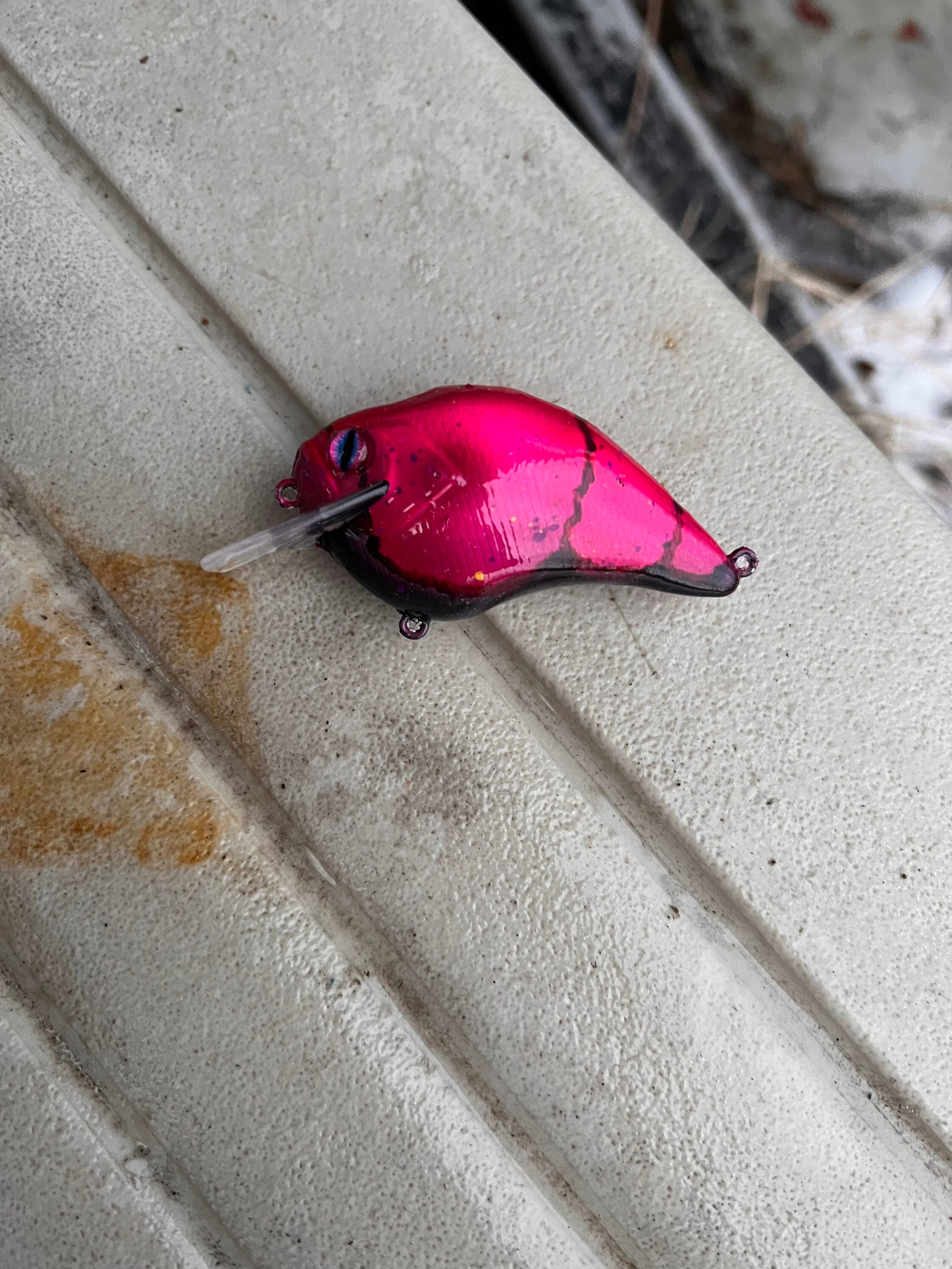 Howell Custom Lures Pink Blood Custom Painted Fishing Lure - Etsy