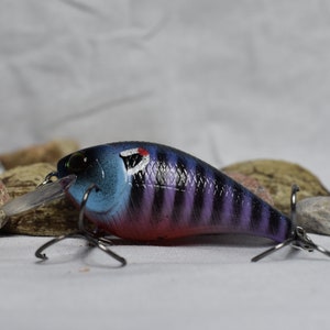 Howell Custom Lures - Purple Rain - Custom Painted Fishing Lure - Etsy