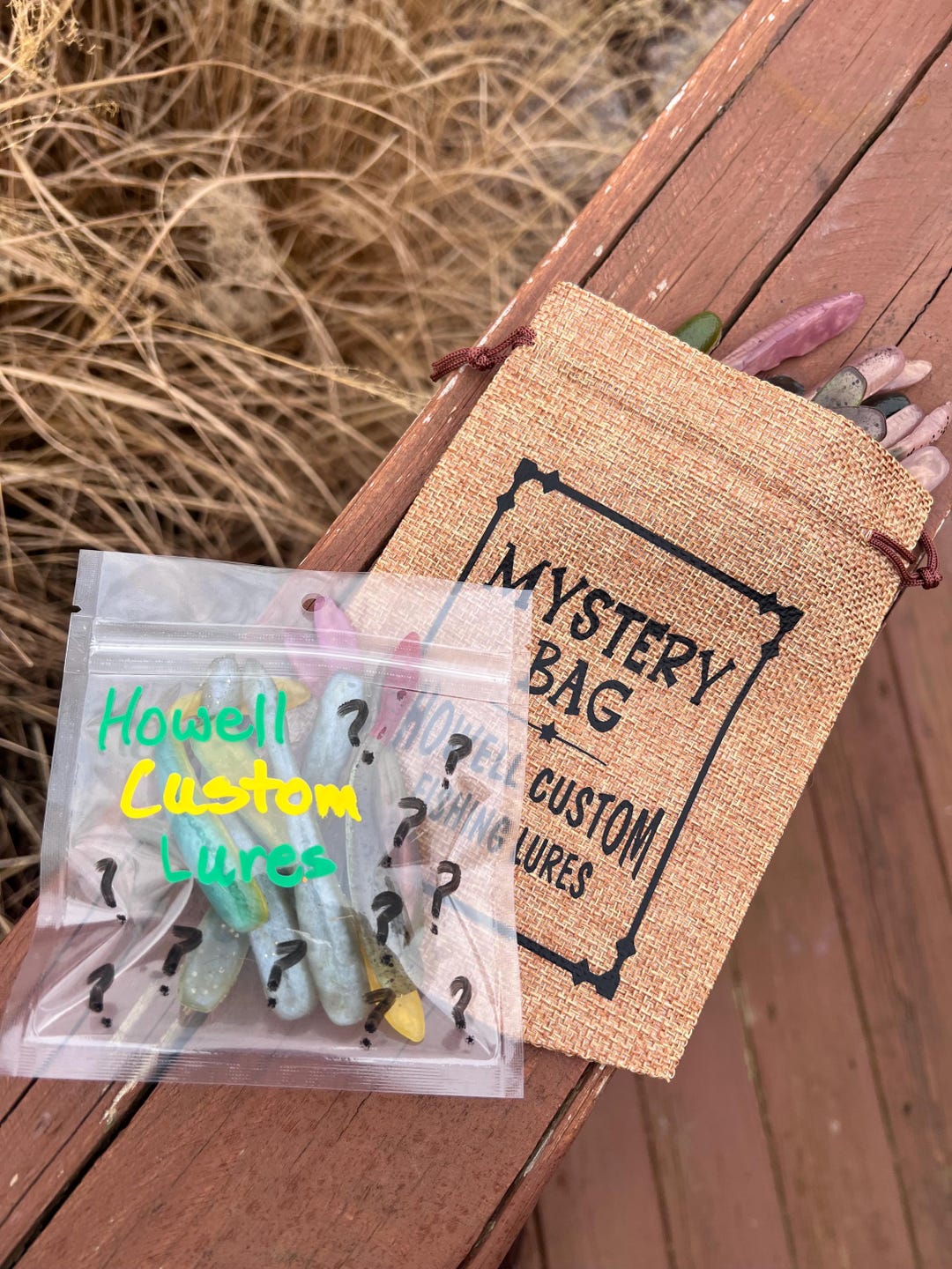 Fishing Lure Mystery Bag - Random Custom Hand Poured Soft Plastic ...