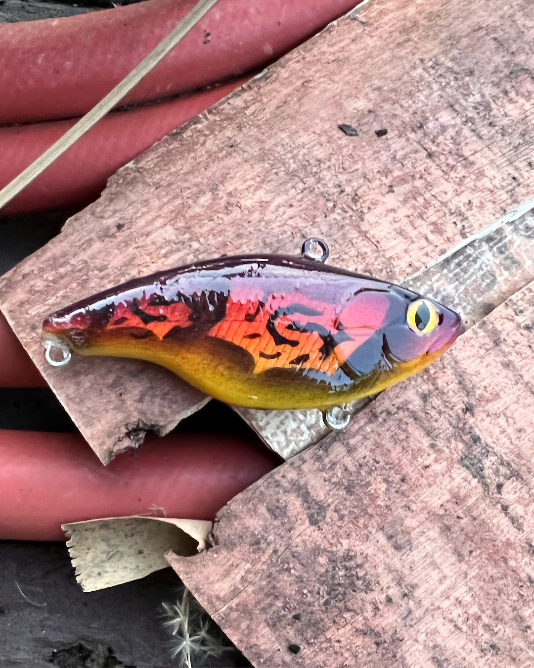 Handmade Custom Painted Fishing Lure - Creepy Craw - Howell Custom ...