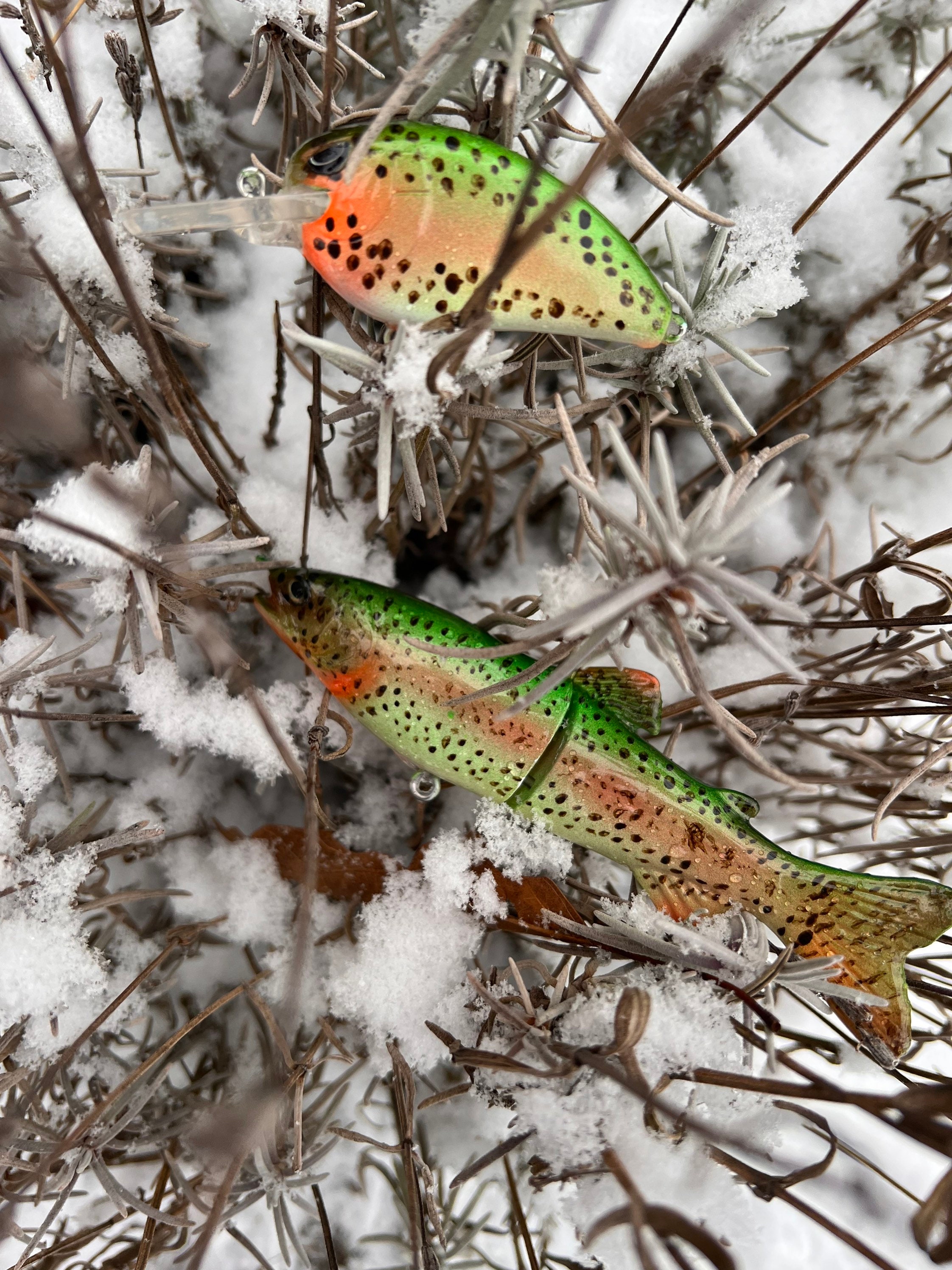 Howell Custom Lures- Fingerling Trout -custom Painted Fishing Lure ...