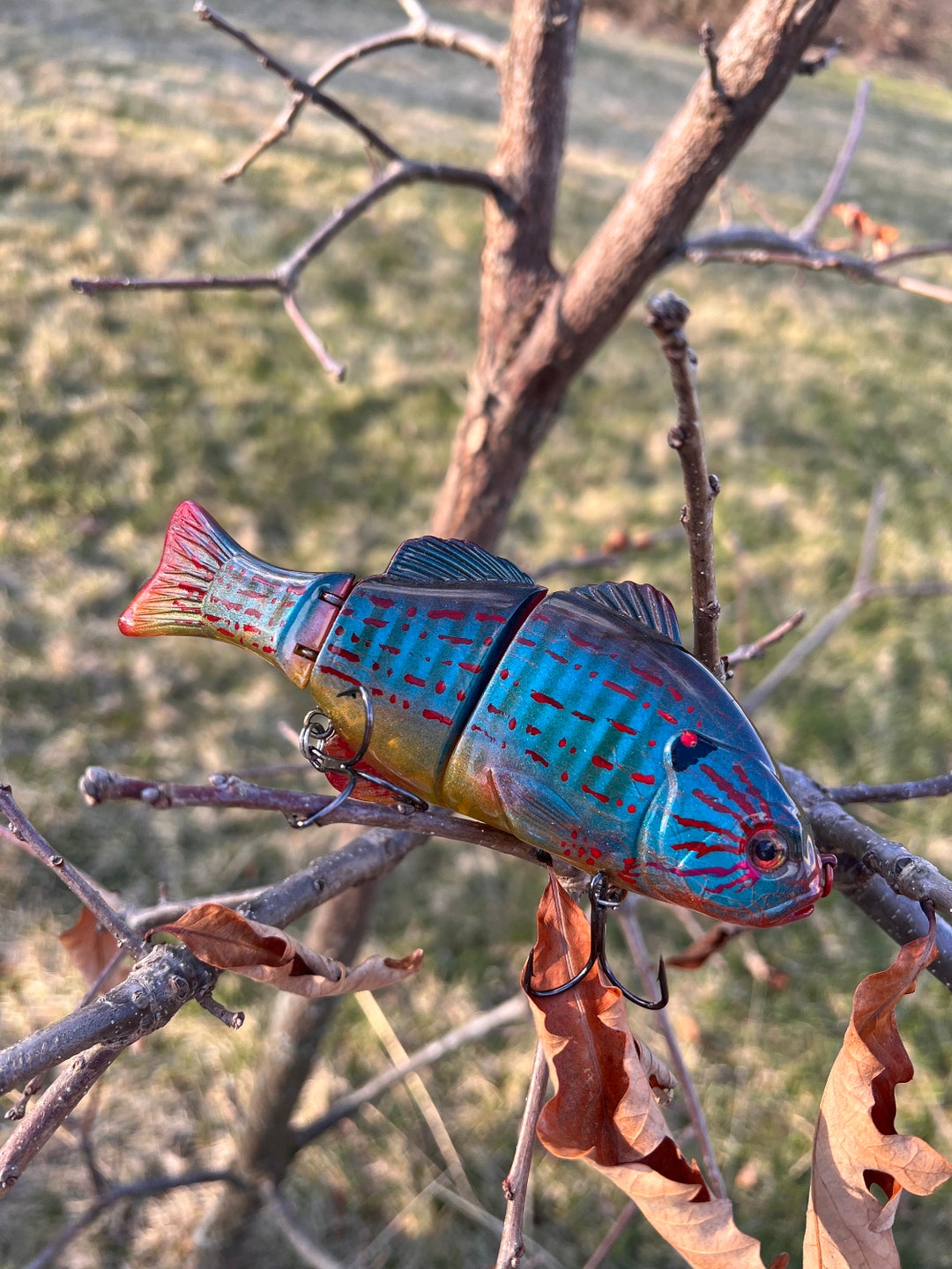 Custom Fishing Lure -HCL- Runnin’ Longear - Custom Painted Handmade ...