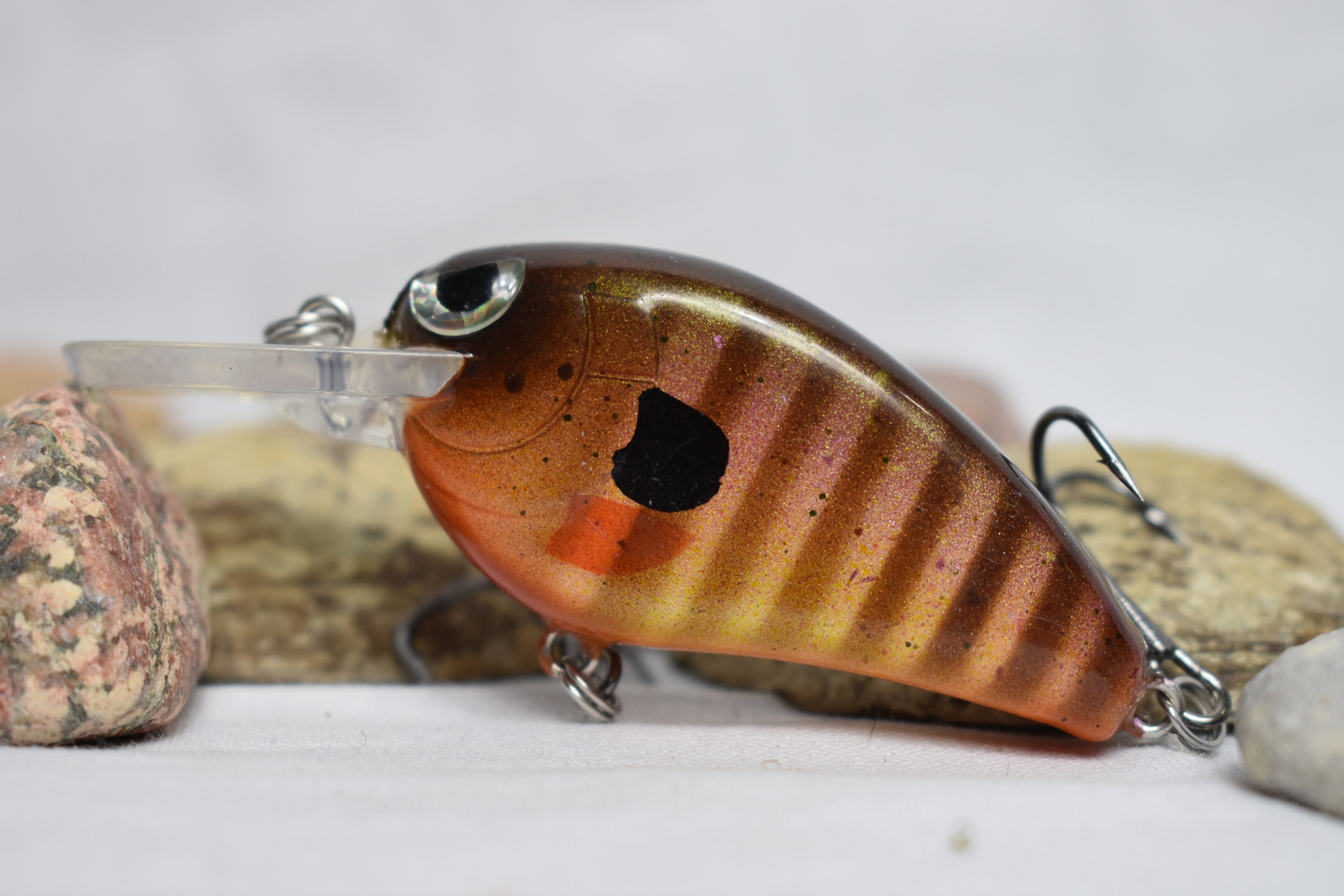 Howell Custom Lures Green Sunny Custom Painted Fishing Lure - Etsy