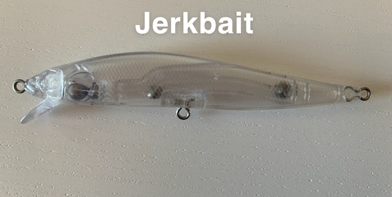 Howell Custom Lures-bleeding Shad-custom Painted Fishing Lure - Etsy