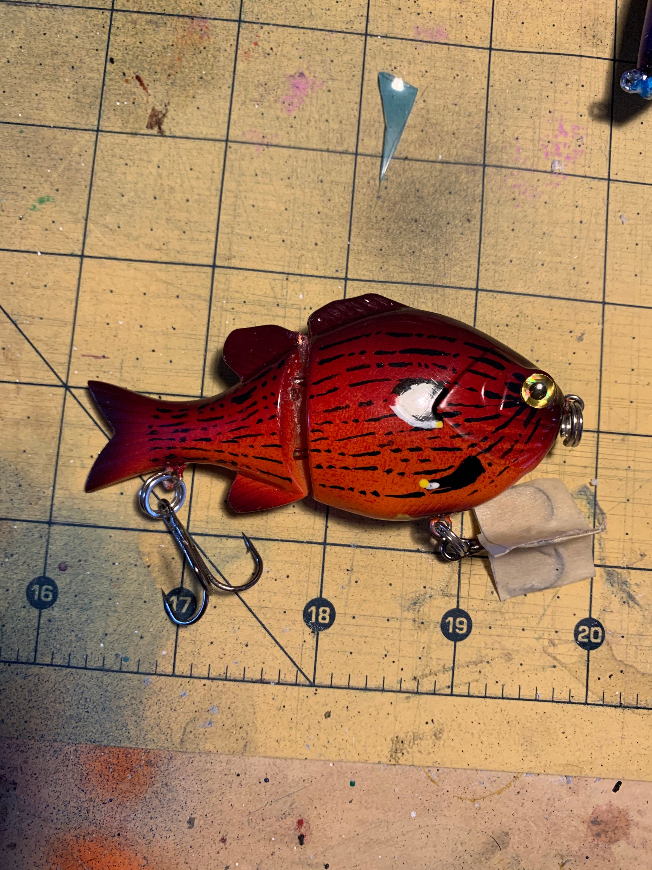 Howell Custom Lures- Rasberry Pie -custom Painted Fishing Lure in a 3.5 ...