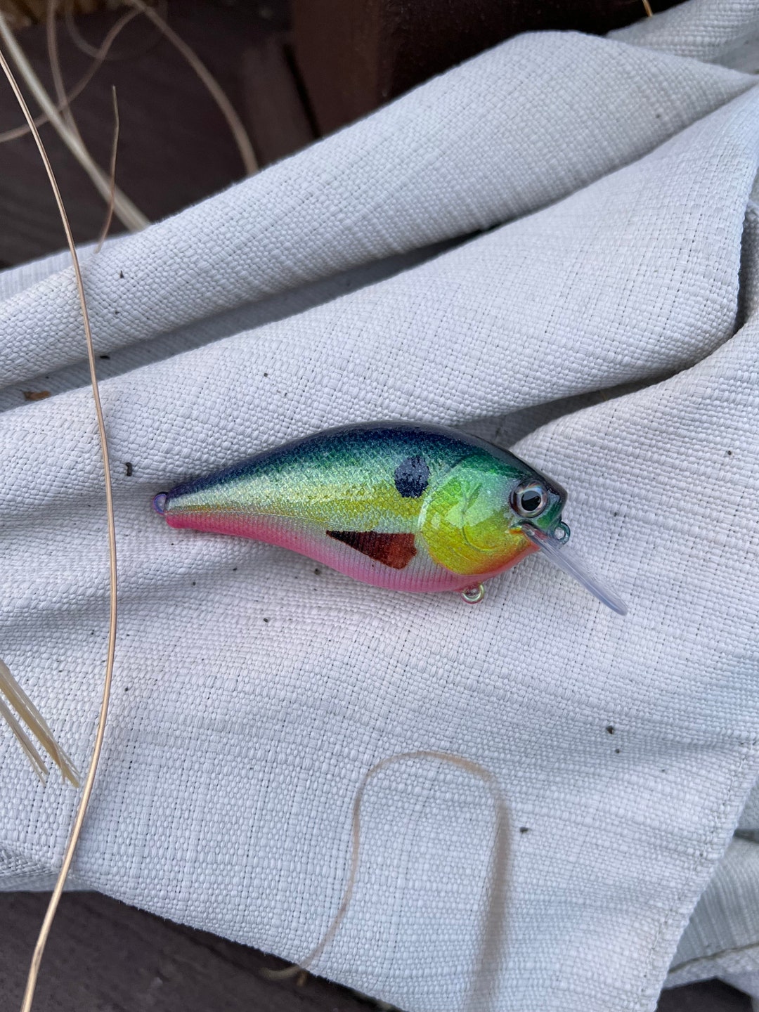 Custom Painted Blueback Herring Crankbait - Personalized Fishing Lure ...