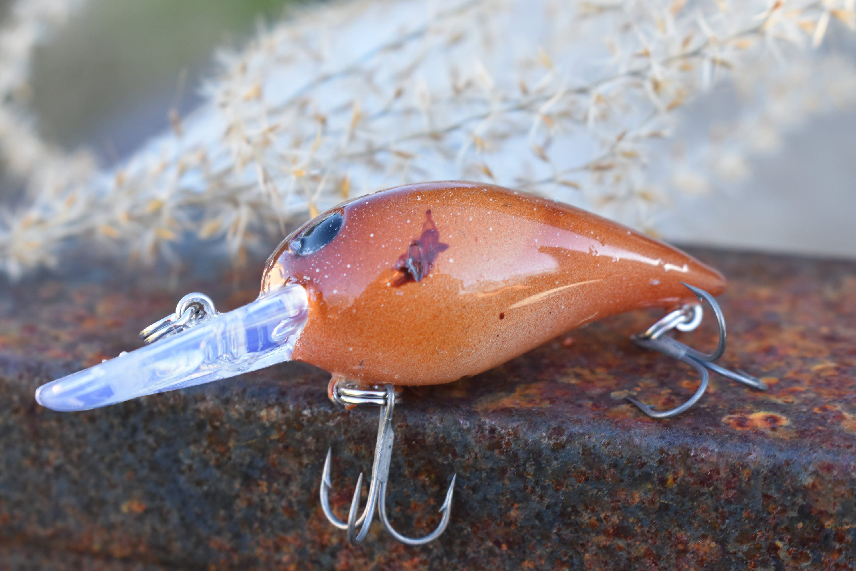 Howell Custom Lures Harvest Craw Custom Painted Fishing Lure - Etsy