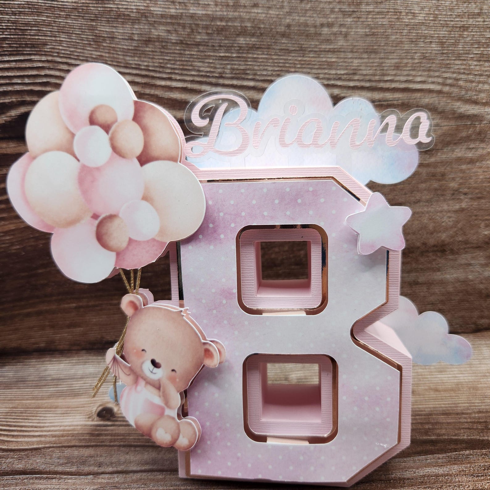 3D Number or Letters Baby Shower Decoration Baby Shower Party Baby Girl ...