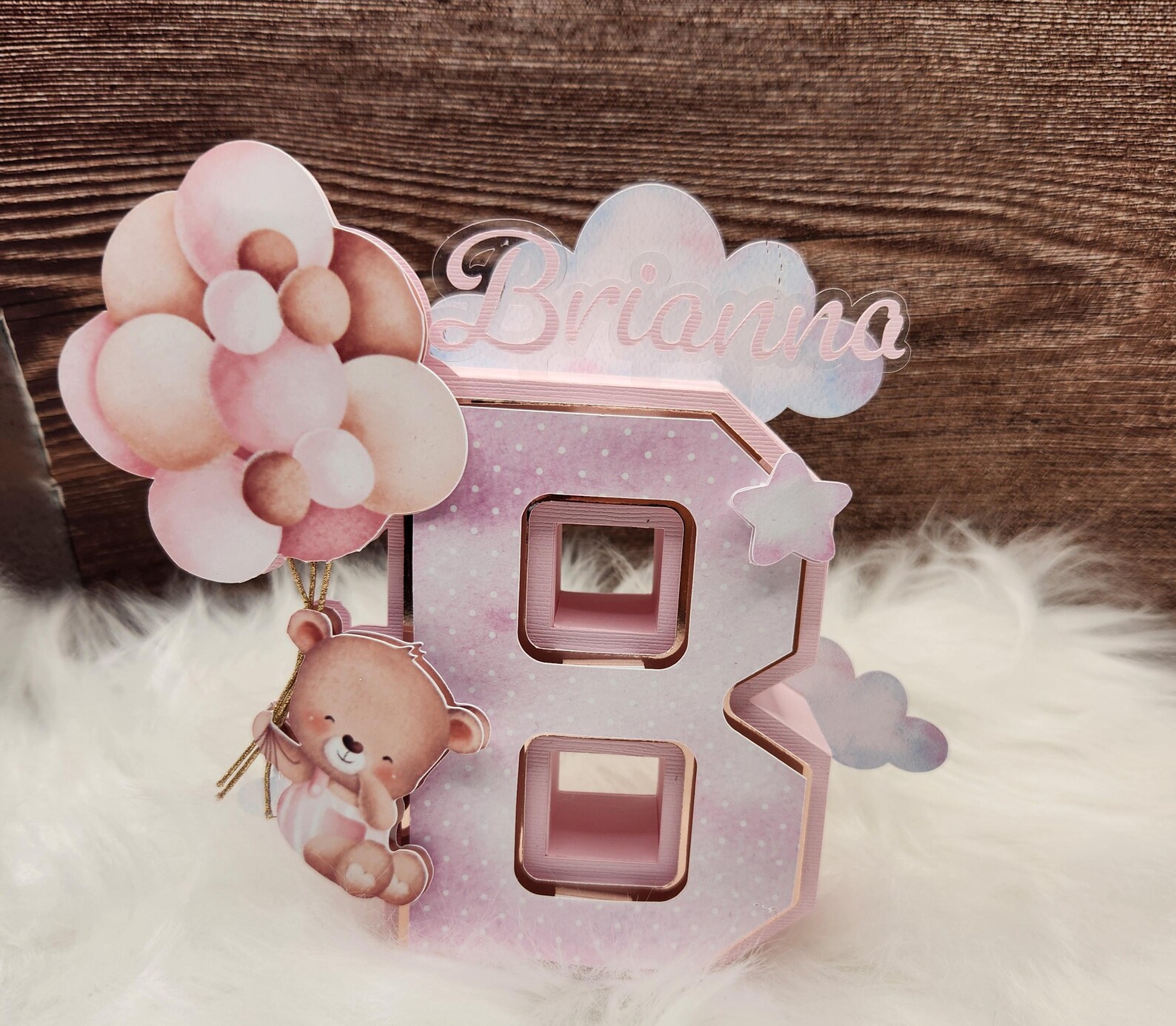 3D Number or Letters Baby Shower Decoration Baby Shower Party Baby Girl ...