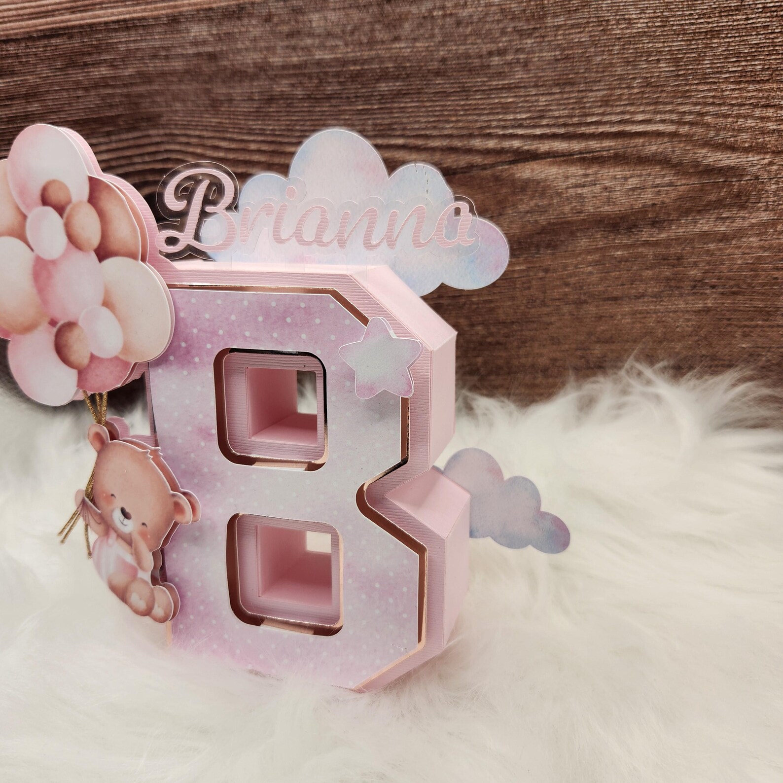 3D Number or Letters Baby Shower Decoration Baby Shower Party Baby Girl ...