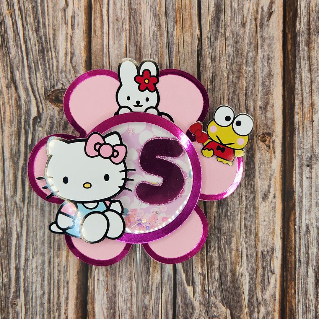 Hello Kitty Cake Topper Hello Kitty Decor Cake Decor Cake Topper Cake ...