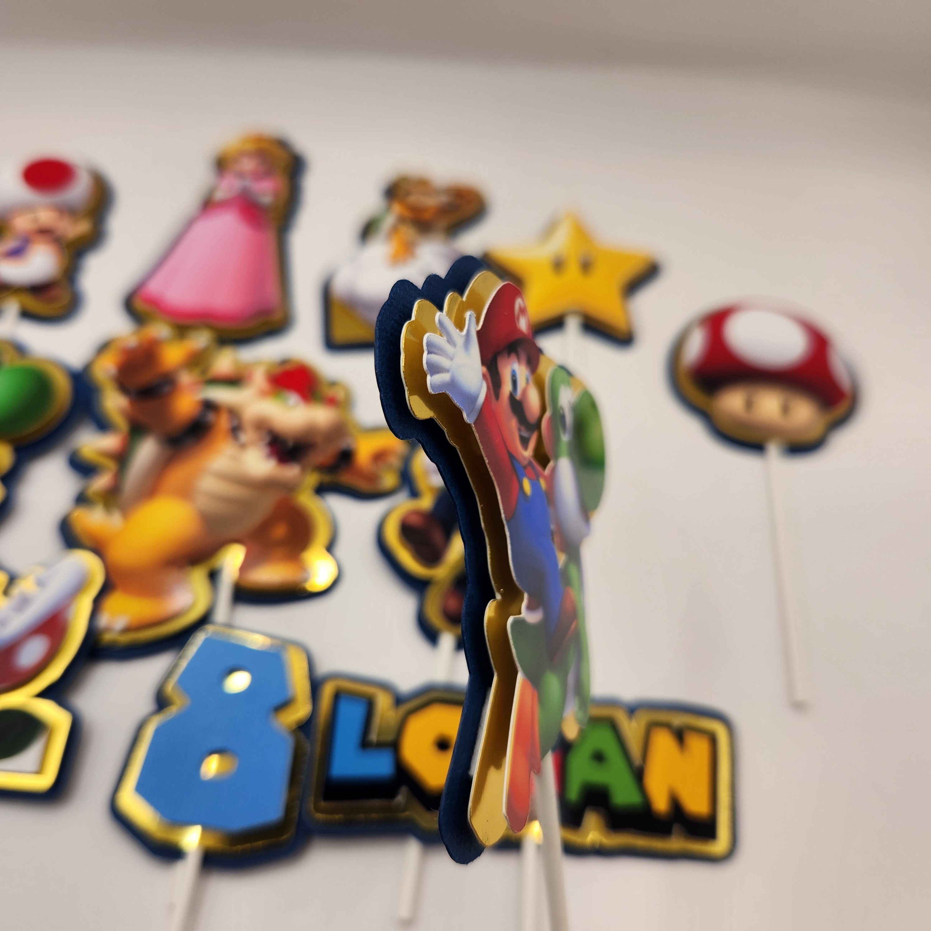 Mario Cupcake Toppers Super Mario Cupcake Toppers Super Mario Cupcake ...