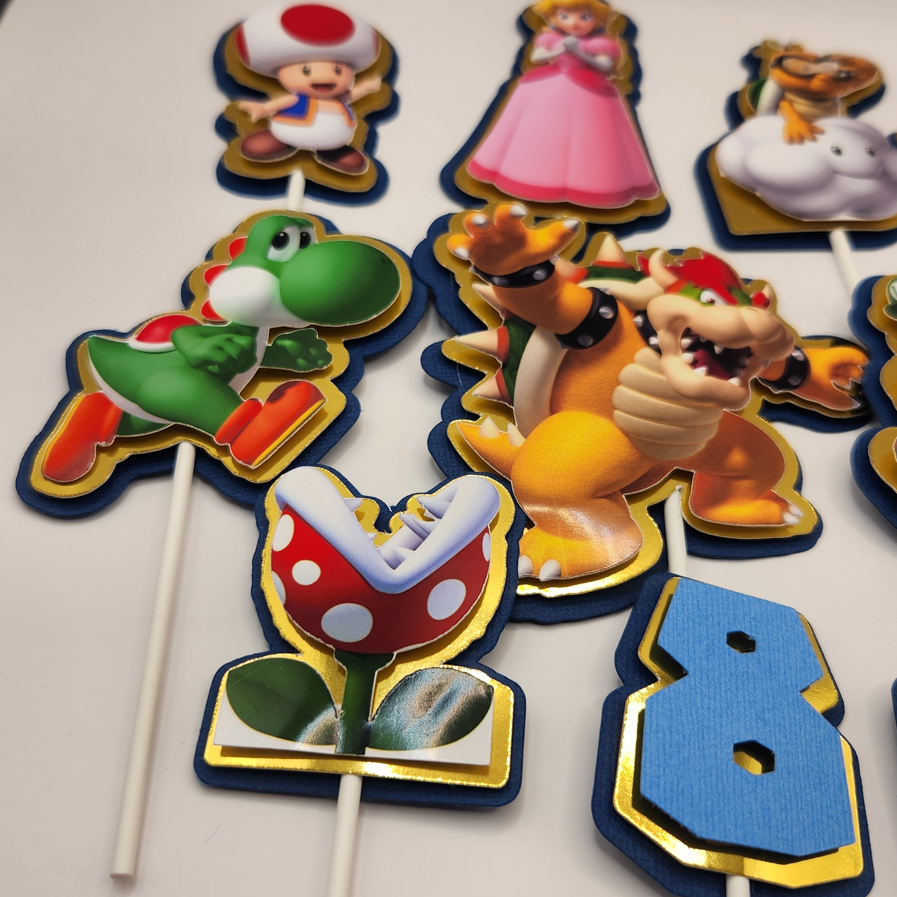 Mario Cupcake Toppers Super Mario Cupcake Toppers Super Mario Cupcake ...