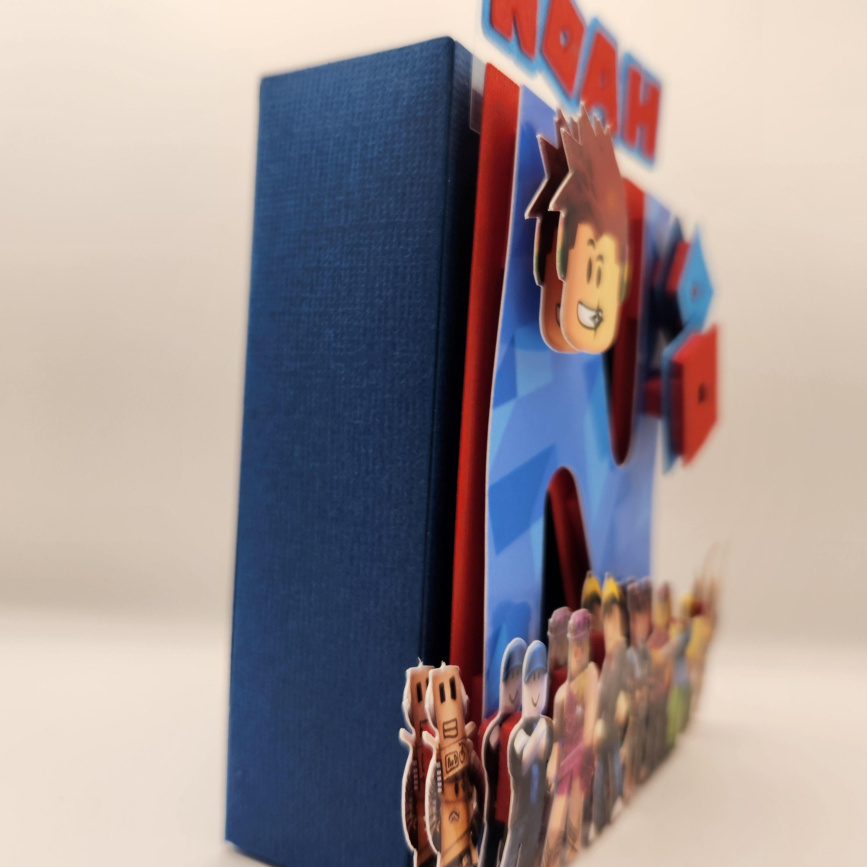 3D Number or Letters Roblox Decoration Roblox Birthday Party Roblox ...