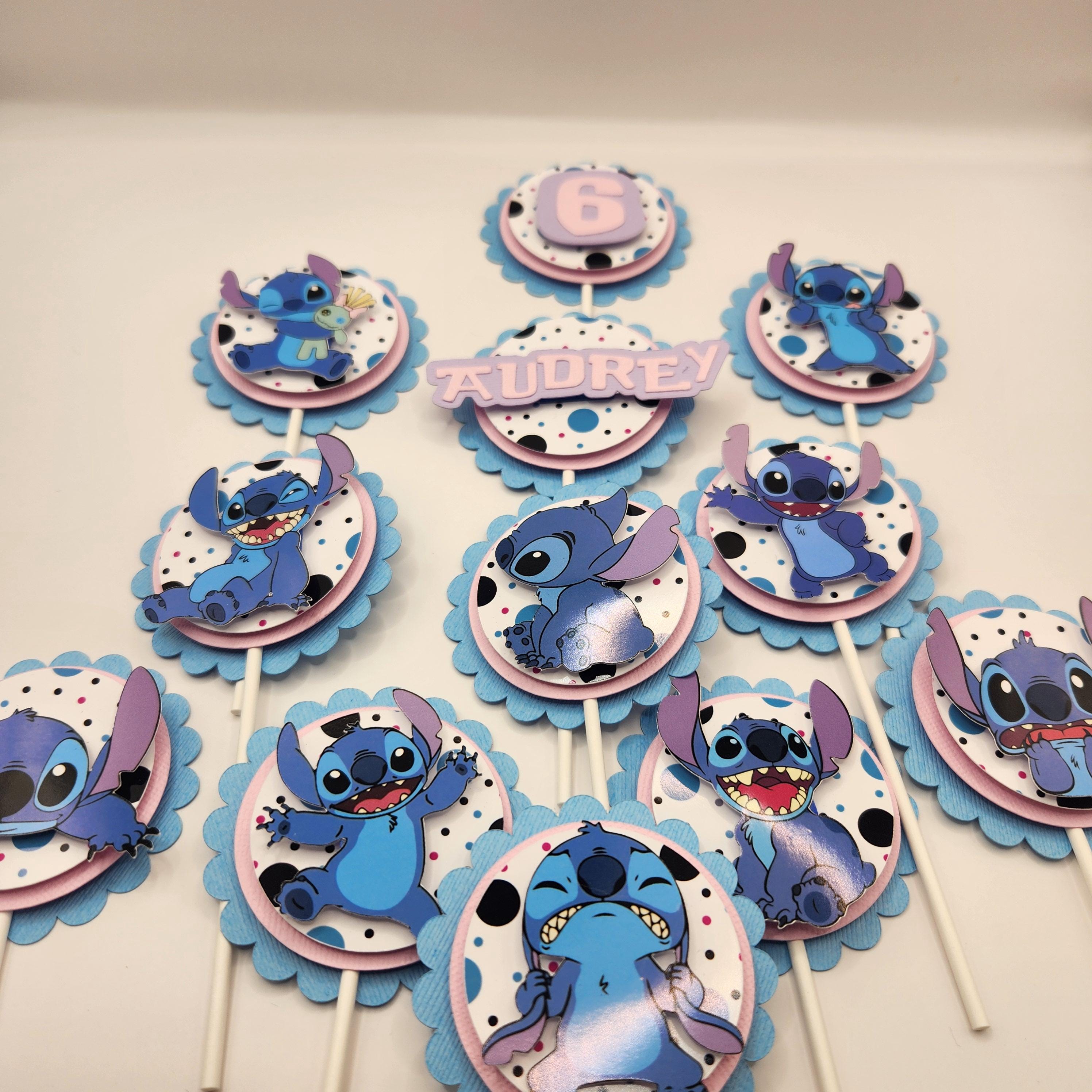Stitch Cake Topper, Stitch Birthday Party, Stitch Decoration, Stitch ...