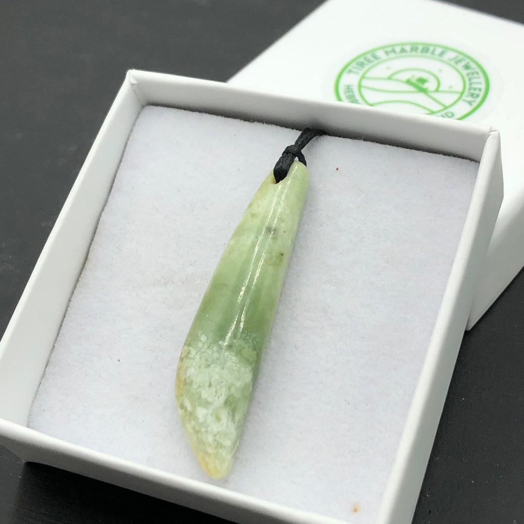 Scottish Marble Jewellery, Carved Stone Pendant, Adjustable Chord ...