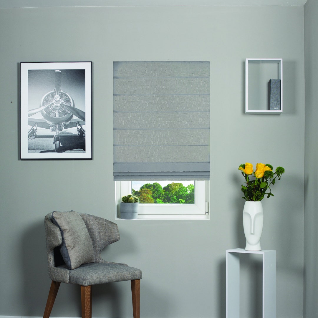 Roman Blinds Cordless, Custom Window Shades, Window Blinds, Privacy or ...