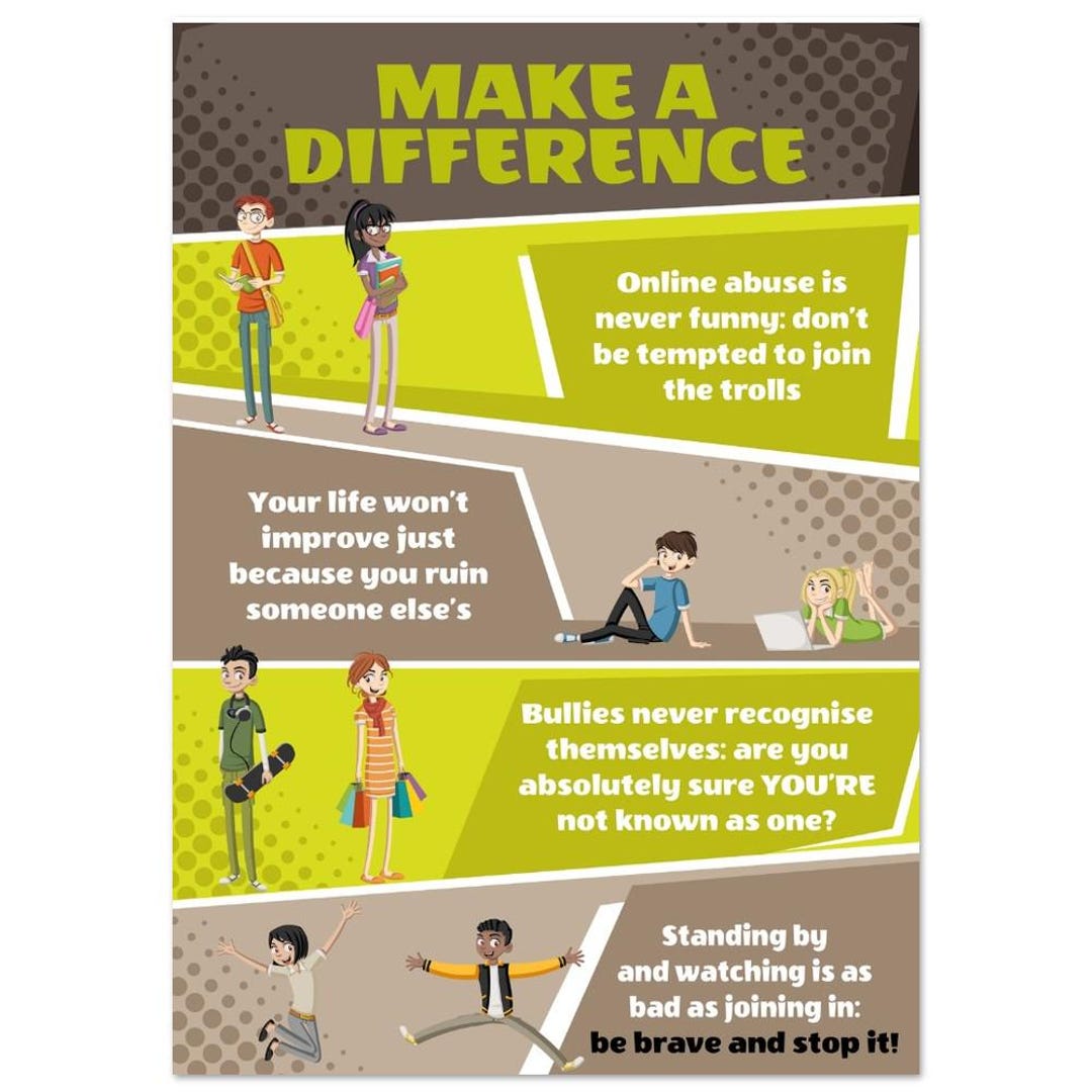 Make A Difference Poster Secondary Semi-glossy Paper Poster A3 - Etsy