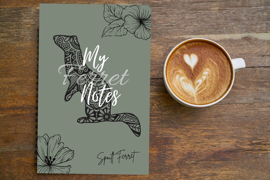 Mandala Ferret Notepad - Gift - Etsy
