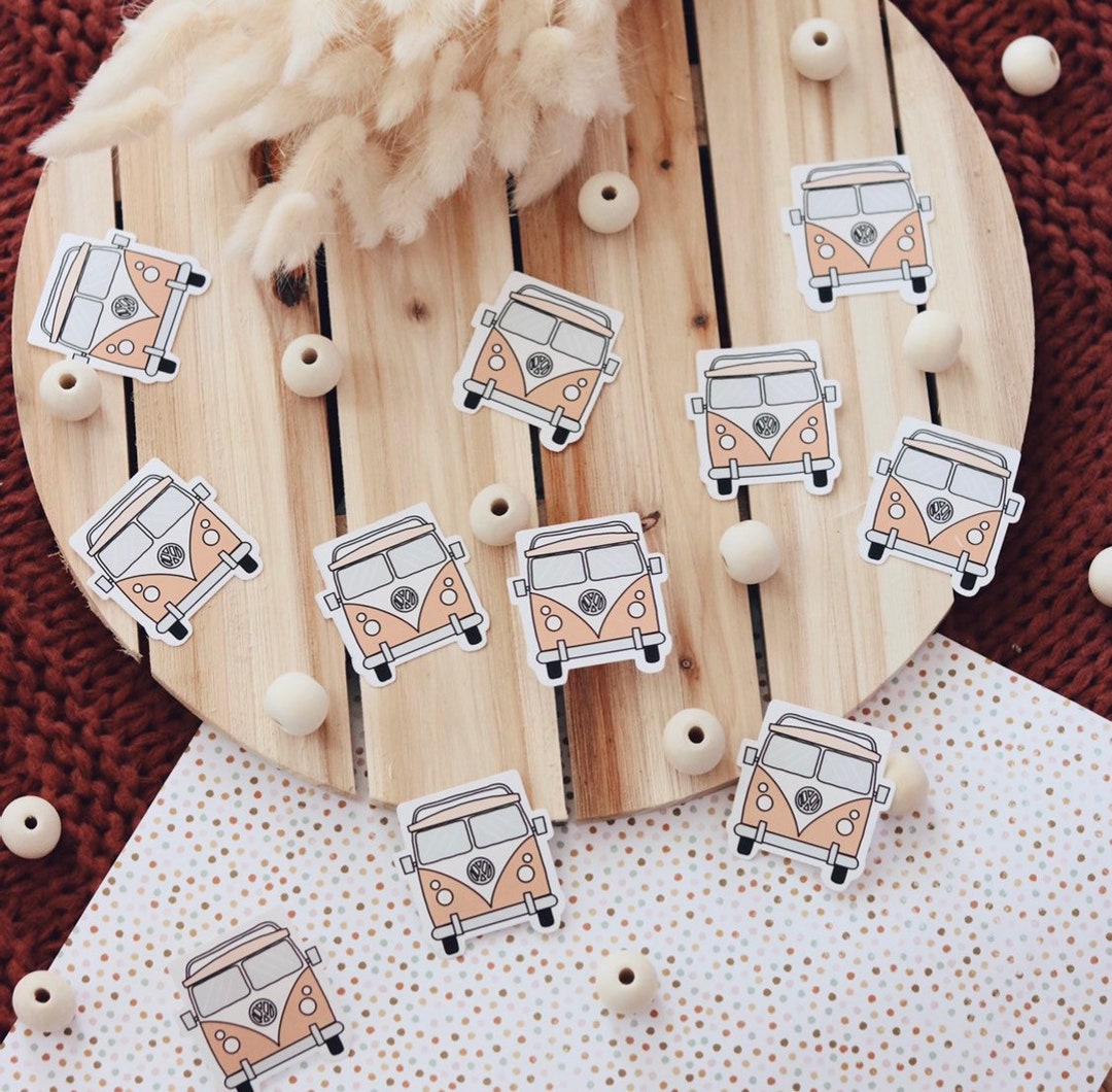 Pink Bus Sticker - Etsy