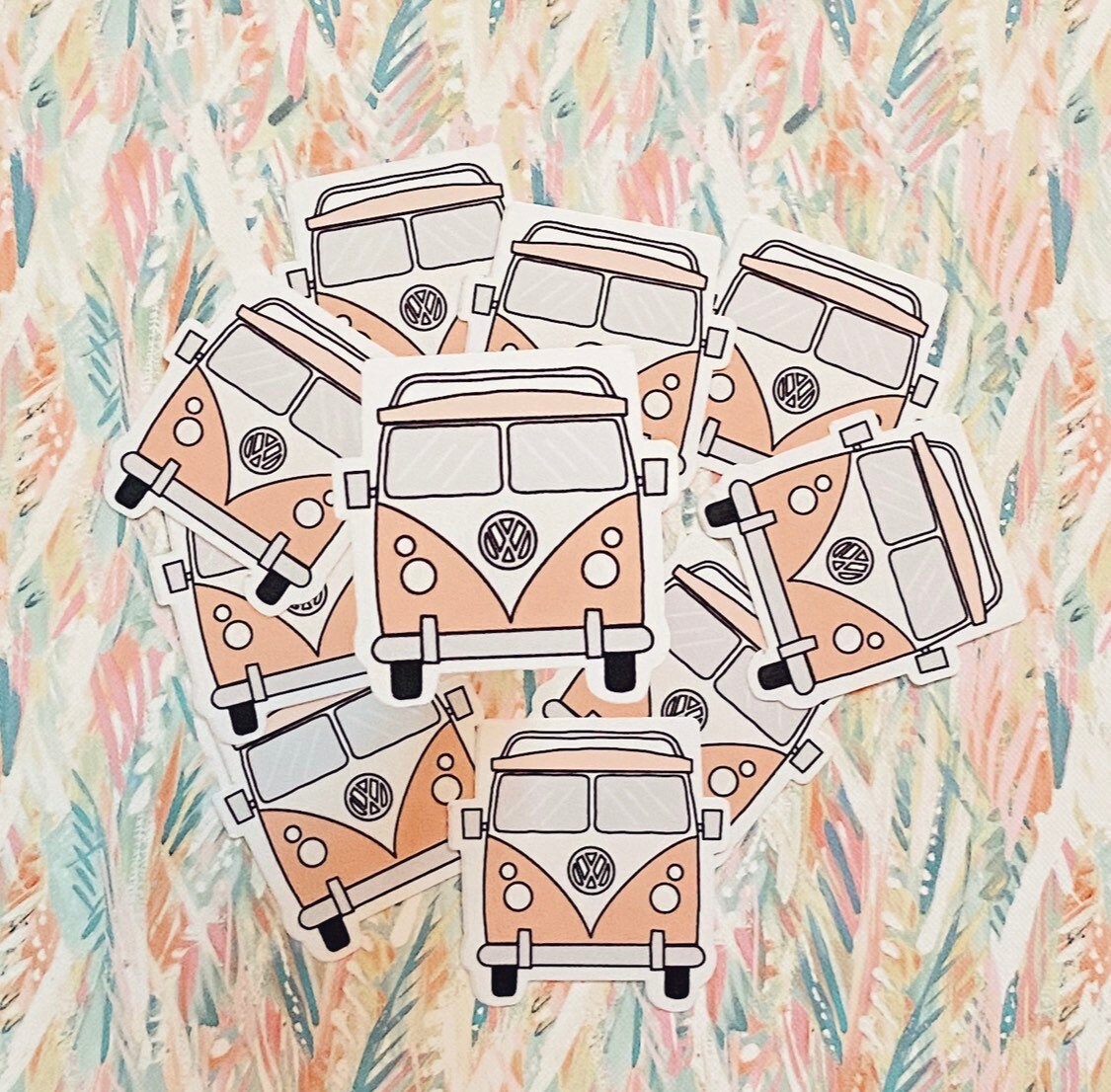 Pink Bus Sticker - Etsy