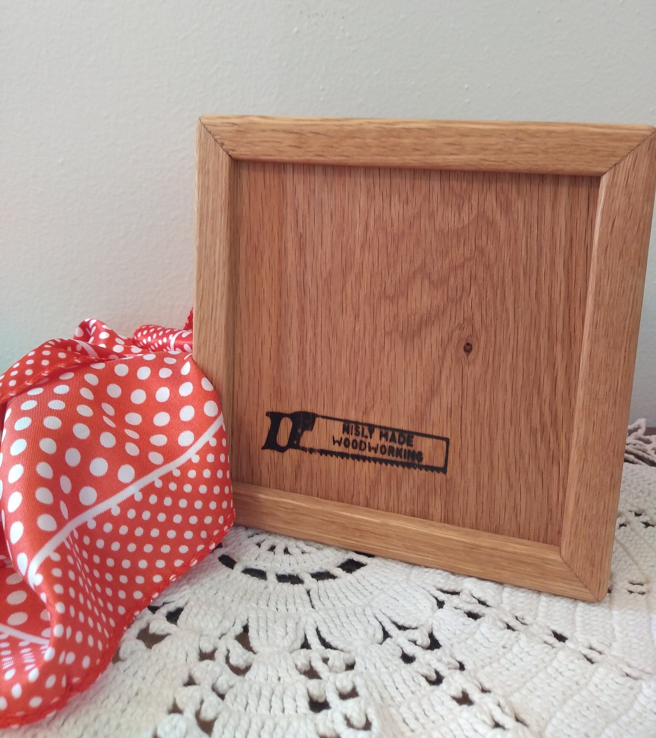 Oak Wood Scarf Pull Box for Babies | Etsy