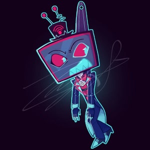 Hazbin Hotel Acrylic Keychains // the Vees - Vox, Valentino, Velvette ...